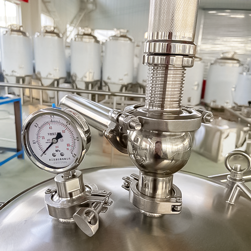 Hop cannon - dry hopping device for larger fermentation tanks