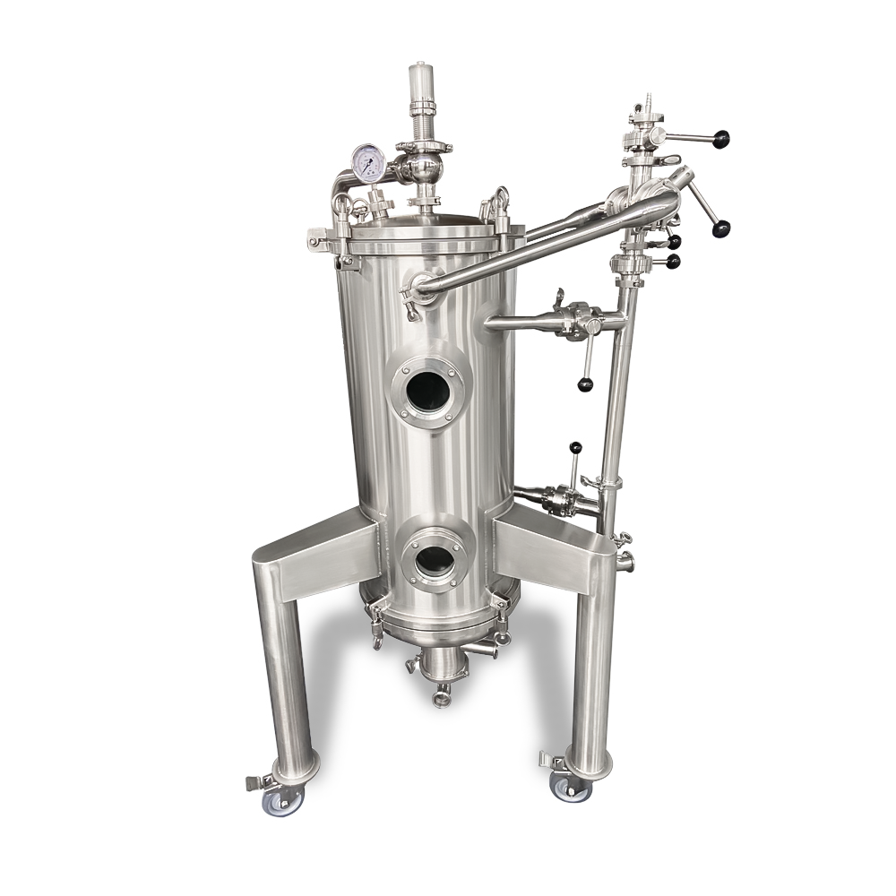 Hop cannon - dry hopping device for larger fermentation tanks